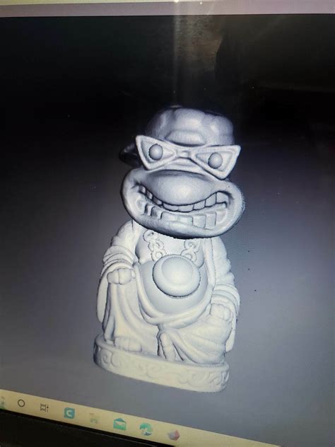 Stl File Tmnt Buddha Rapping Mikey・3d Printable Design To Download・cults