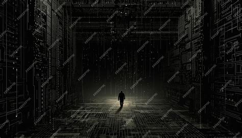 Fondo Binario De Estilo Matrix Foto Premium
