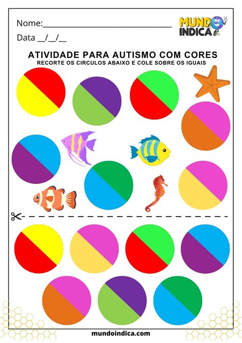 43 Atividades Para Alunos Com Autismo Para Imprimir🦔 Descubra A