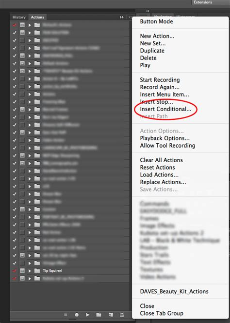 Conditional Actions In Photoshop Richard Hales Tipsquirrel