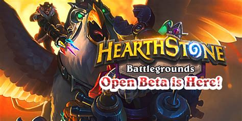 Hearthstone Battlegrounds Open Beta Now Availabile For All Players
