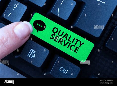 Writing Displaying Text Quality Service Conceptual Photo How Well