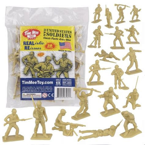 Zabawka Tim Mee Plastic Army Men 28 Częściowe Brązowe Figurki żołnie Inna Marka Sklep