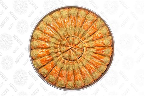 Пахлава Хавуч с фисташкой круглый поднос (большой) 4 кг оптом и в ...