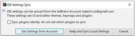 Intellij Idea Tips Synchronization And Sharing Of Settings Vojtech