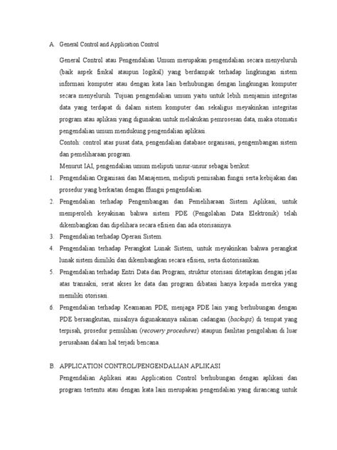 General Control And Application Control Pdf