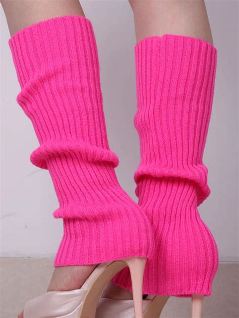 Solid Leg Warmers Shein Usa