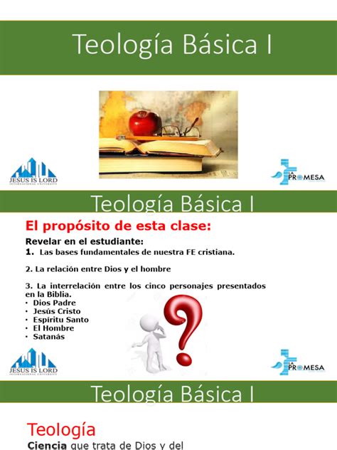 Teologia Basica 1 1clase Pdf Teología Dogma