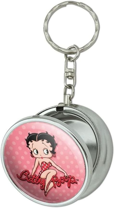 Betty Boop Pink Polka Dots Ashtray Keychain Sold By Piercing Celene