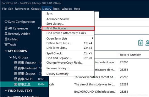 整合pubmed、web Of Science、 Embase和scopus数据库的文献检索结果集建立endnote数据库web Of