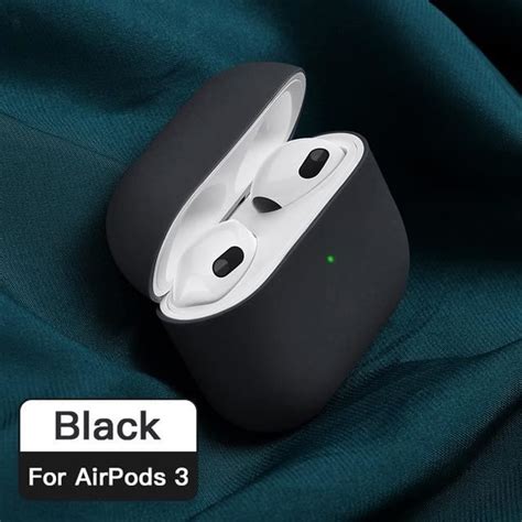 Le Noir Pour Airpods Pro Étui Airpods 3 Pro 2021 Original En Silicone