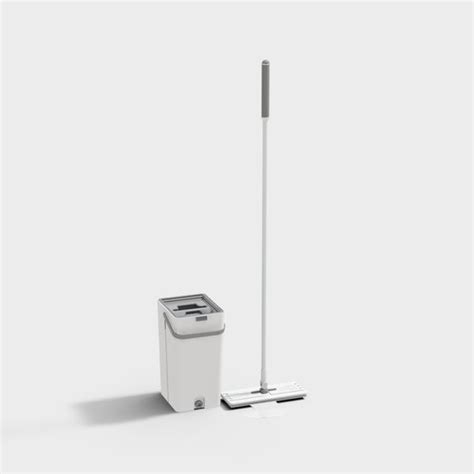 Minimalist Mop Set 3d Model For Modern Interiors