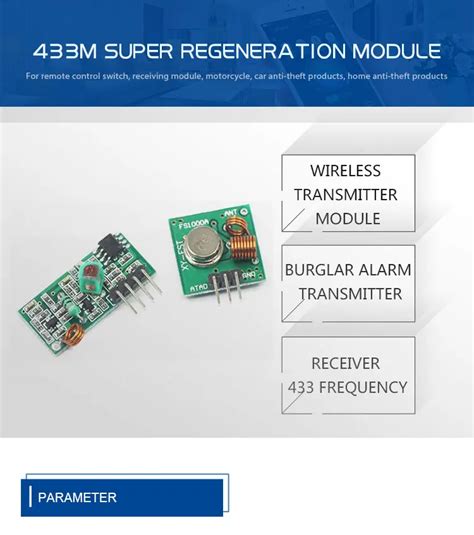 Mhz Receiver Module High Sensitivity Reliable Data Transfer