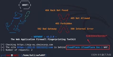 【信息收集】waf防火墙识别工具wafw00f csdn博客