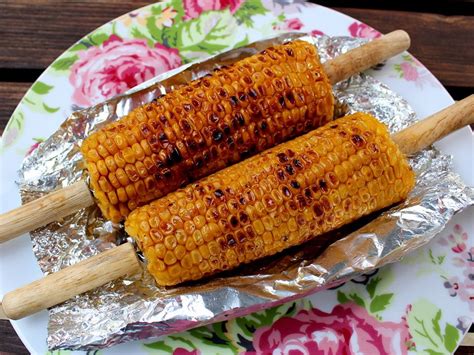 Gegrillte Maiskolben Mit Chili Honig Butter Von Drunkkitchen113 Chefkoch