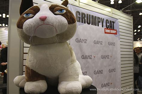 When Grumpy Cat Took Over The Toy Fair Nerdy Rotten Scoundrel