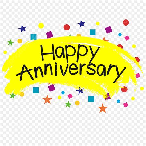 Happy Anniversary Celebration Congratulation Party Lettering Banner