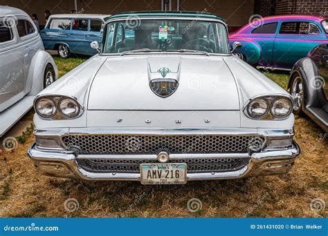 1958 Ford 2 Door Sedan Editorial Image 261431020
