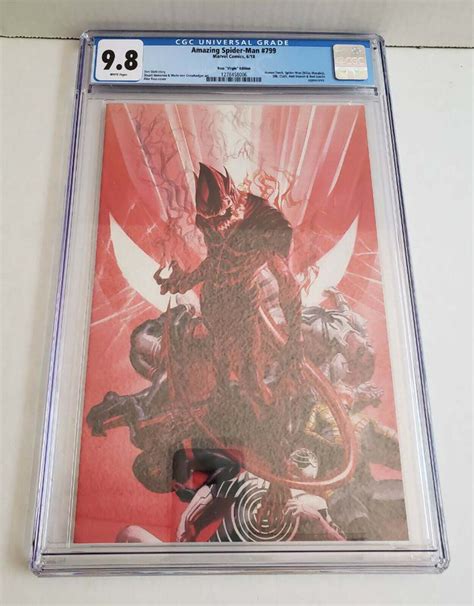 Amazing Spider Man 799 Marvel Cgc 98 1100 Alex Ross Virgin Variant R