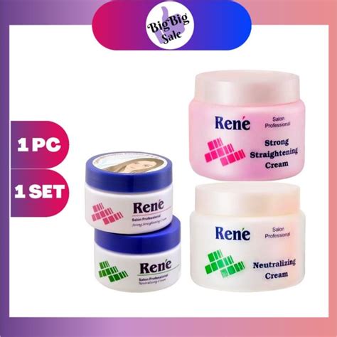Rene Hair Straightening Cream Rene Hair Neutralizing Cream 120ml X