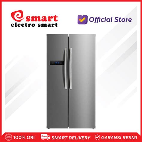 Promo Kulkas Midea Hc 689we Kulkas Side By Side Cicil 0 3x Jakarta Utara Electro Smart