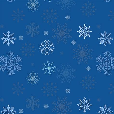 Premium Vector Seamless Snowflake Background