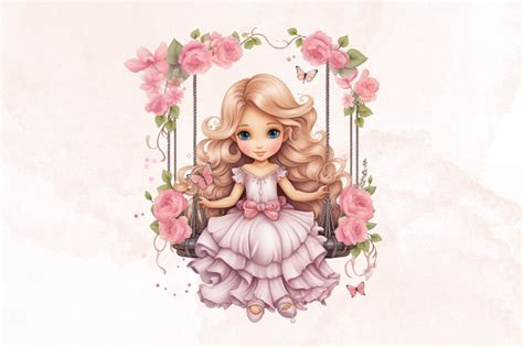 Cute Little Princess Sublimation Clipart By Bundlestshirt Thehungryjpeg