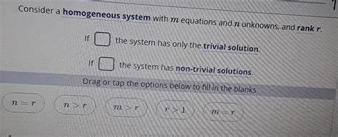 Solved Consider The Augmented Matrix Below What Are The Chegg Com