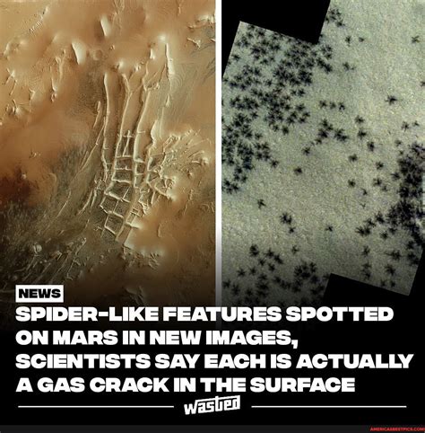 Spider Like Features Spotted On Mars In New Images Scientists Say Each