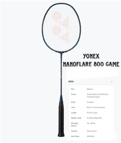 Jual Raket Badminton Yonex Nanoflare 800 Game Original Di Lapak Hoky