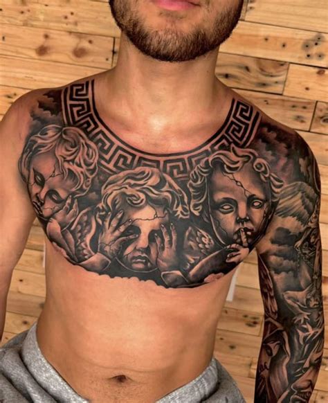 Tatuajes En El Pecho Para Hombres Estilo Significados Dolor E