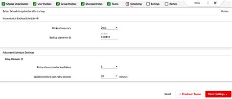 How To Backup Microsoft 365 User Data Using Vembus Bdrsuite Data Storage Backup And Recovery