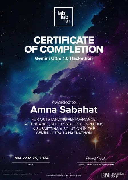 Amna Sabahat On Linkedin Hackathon Lablabai Gemini