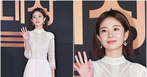 백진희 너무나 우아한 화이트 시스루 자태 Kbs 연기대상 포토엔hd화보