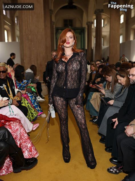Bella Thorne Sexy Shows Off Her Hot Boobs At The Philosophy Di Lorenzo
