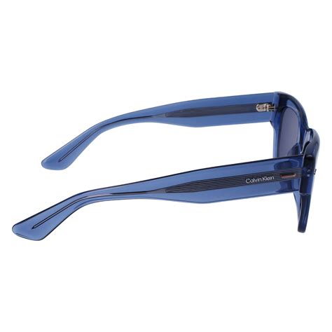 Buy Calvin Klein Blue Lens Square Sunglass Blue Frame With Uv Protected
