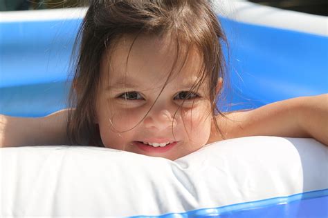 Smile Girl Pool Free Photo On Pixabay