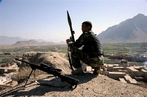 An Afghan National Army Commando From 6th Commando Nara And Dvids