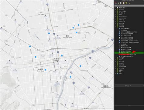 dayjournal QGIS ポイントからライン作成 プロセッシング