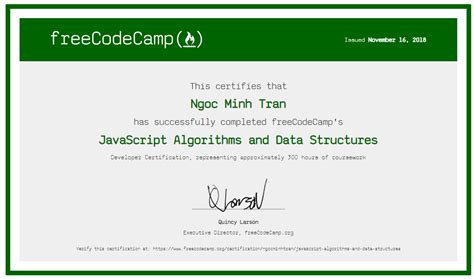 My Freecodecamp Certifications Trần Ngọc Minh Notes
