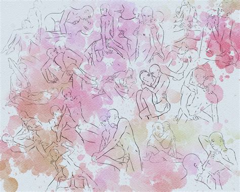 Couple Pose Stamps For Procreate NSFW BUNDLE Etsy