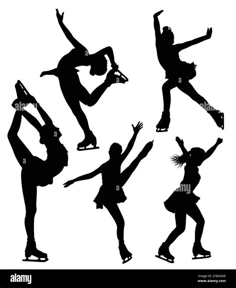 Ice Skating Ballerina Stock Vector Images Alamy