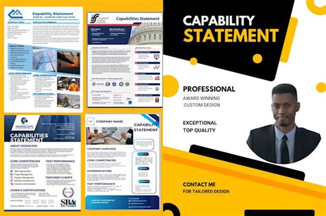 Design Government Capability Statement Within 8 Hrs Government Contract