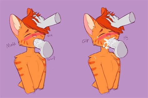 Rule 34 Absurd Res Anthro Bodily Fluids Disembodied Penis Domestic Cat Duo Faceless Male Felid