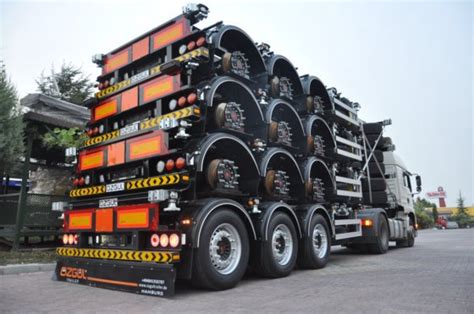 High Cube Extendable Container Chassis In Konya Turkey