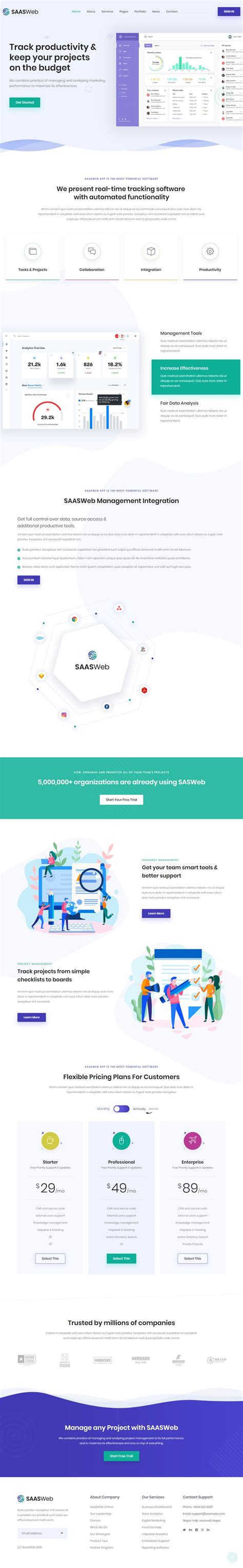 An Image Of The Website Page With Different Colors And Font Styles On It Including Blue