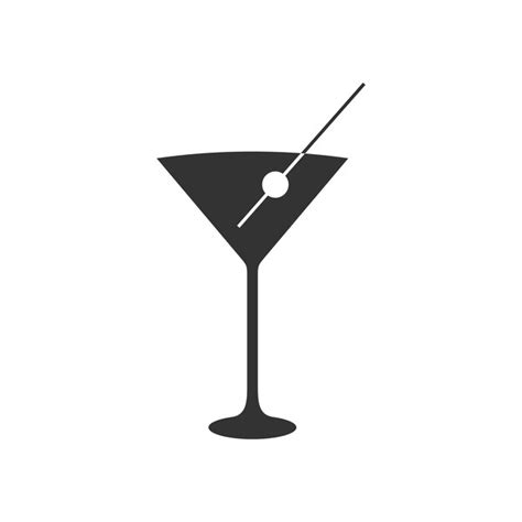 Premium Vector Cocktail Icon Logo Template Illustration Design Vector