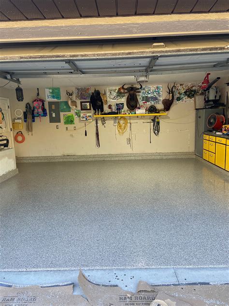 Creekbed Flake Garage Floor Fl Resin