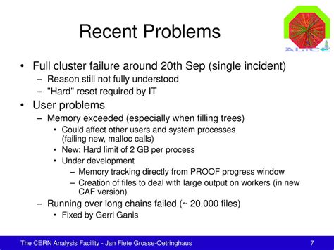 status of the cern analysis facility ppt download