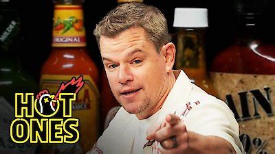 Watch Hot Ones Season 15 Episode 11 Matt Damon Sweats From His Scalp